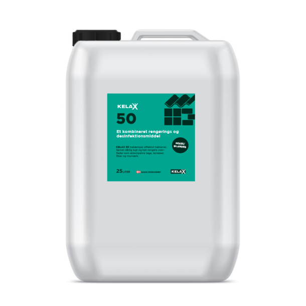 KELAX 50 Desinfektionsmiddel 50% - Algemiddel og desinfektion - KELAX ApS