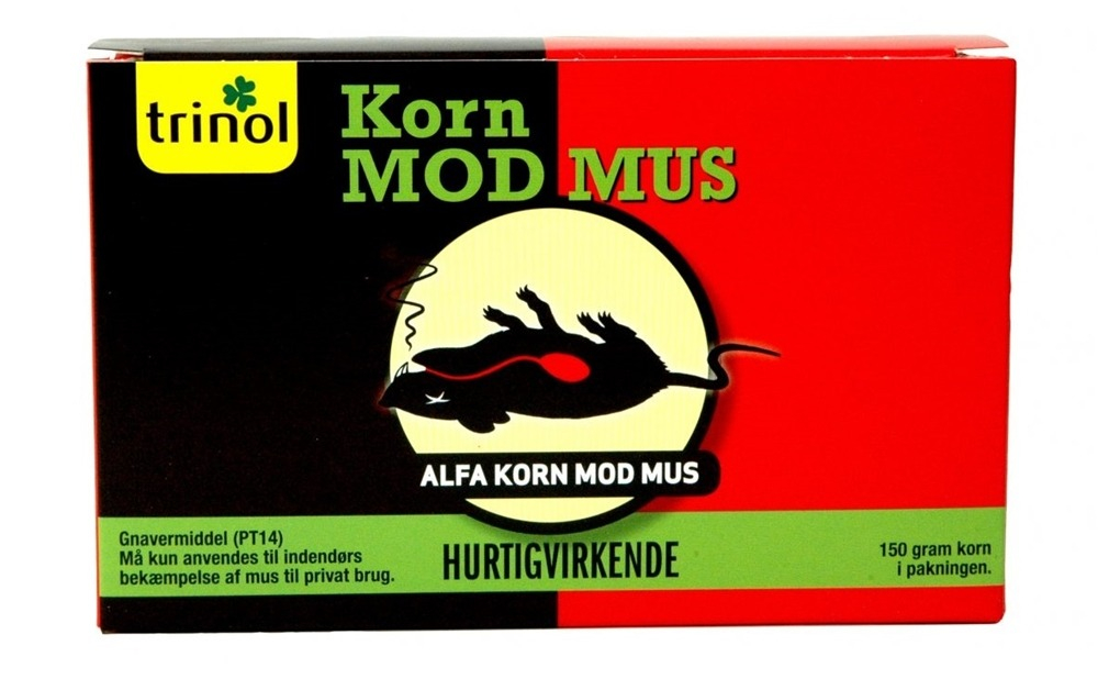 Trinol Musekorn Alfa 150g - Skadedyr - KELAX ApS
