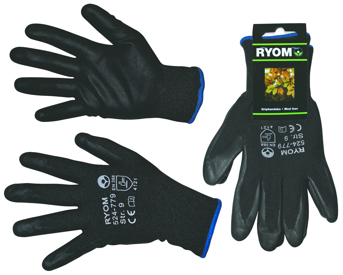 Griphandske med foer str. 9 - Stald, mark og hegn Salka Horse - KELAX ApS